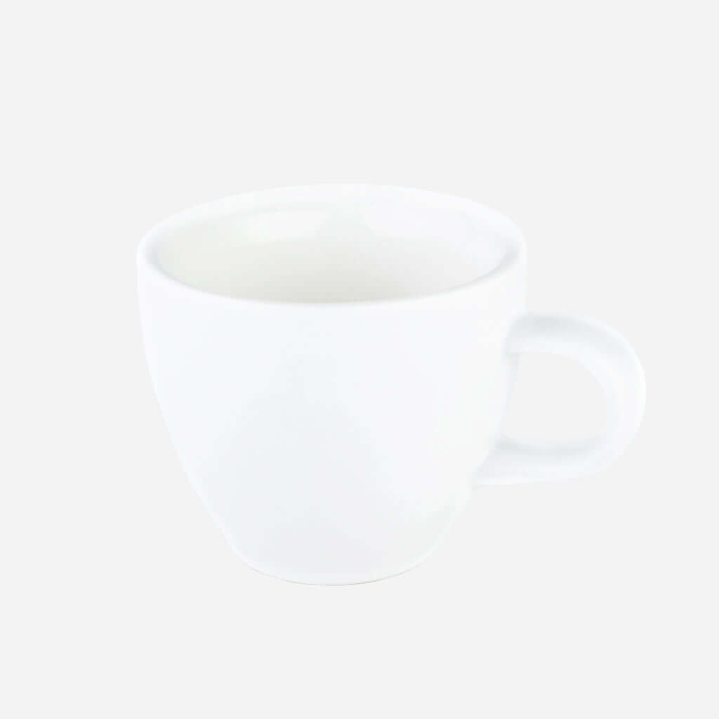 Crema 75ml Matte White Espresso Cup Set of 6 | Barista Progear